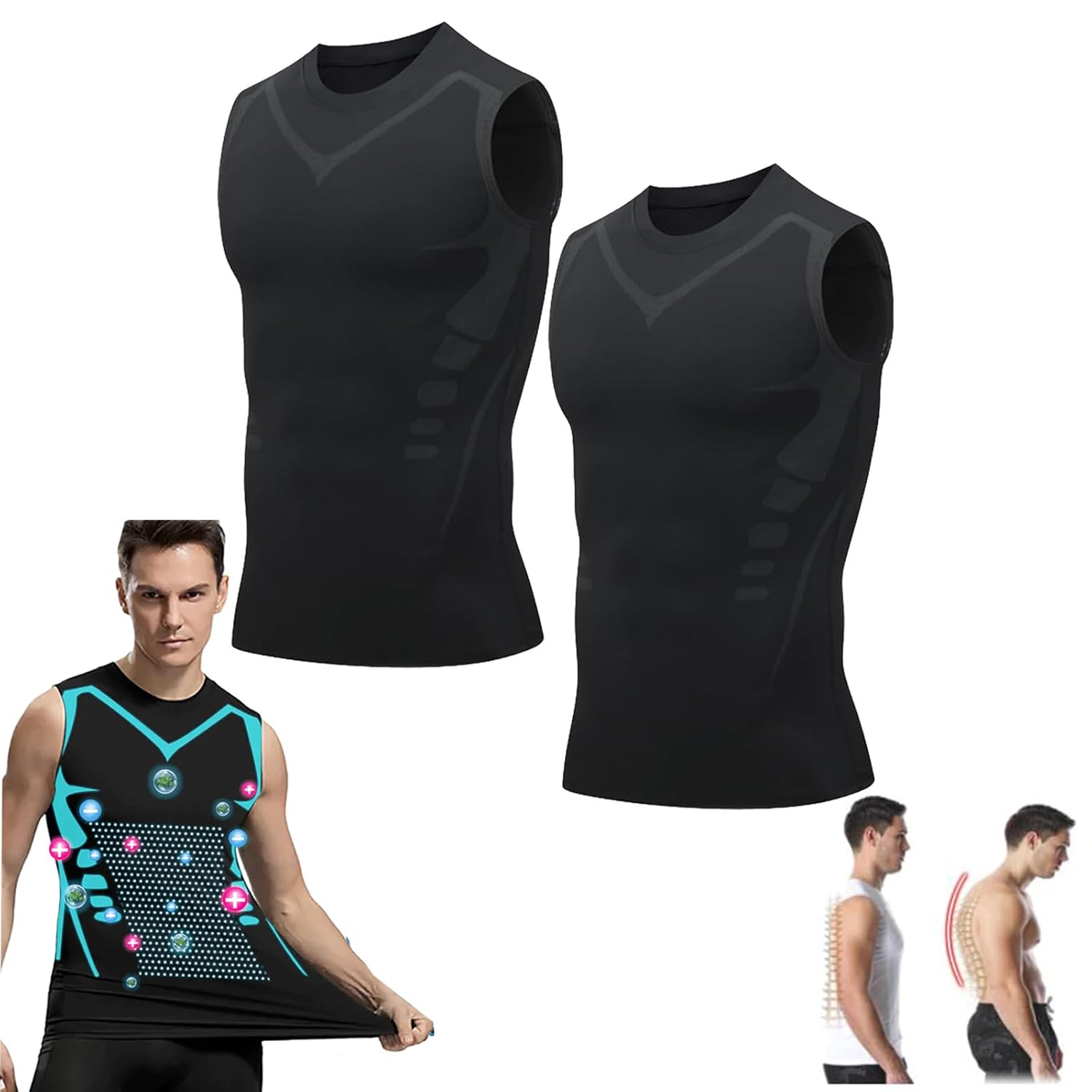 ZBTOP MENIONIC Tourmaline PostureCorrector Vest,Menionic Tourmaline ...