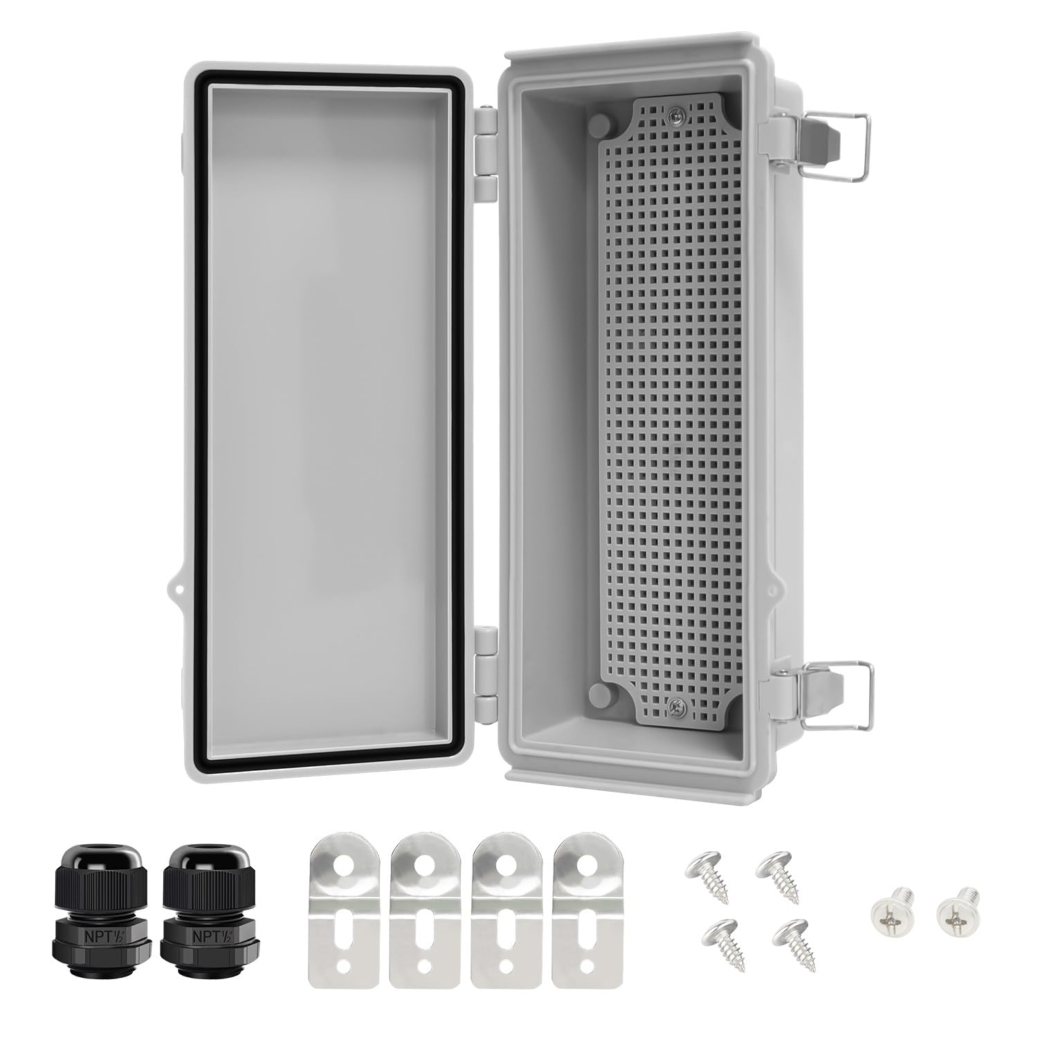 Snapklik.com : LeMotech Electrical Box, IP67 Waterproof Hinged Cover ...