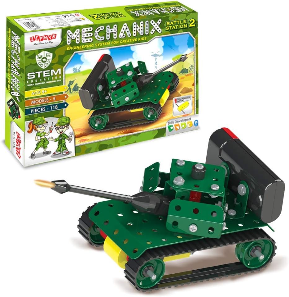Mechanix Battle Station-2, Building and Construction Set, War Themed ...