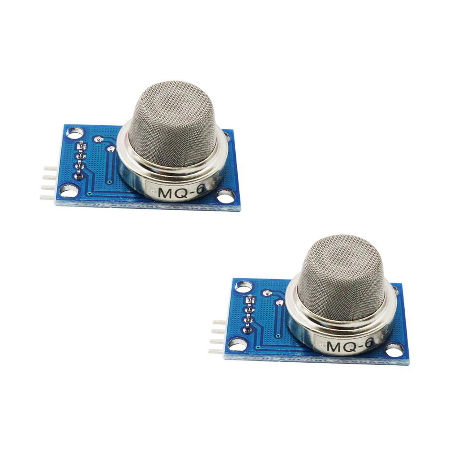 2 Pack MQ-6 LPG Gas Sensor Module Liquefied Propane Iso-Butane Butane ...