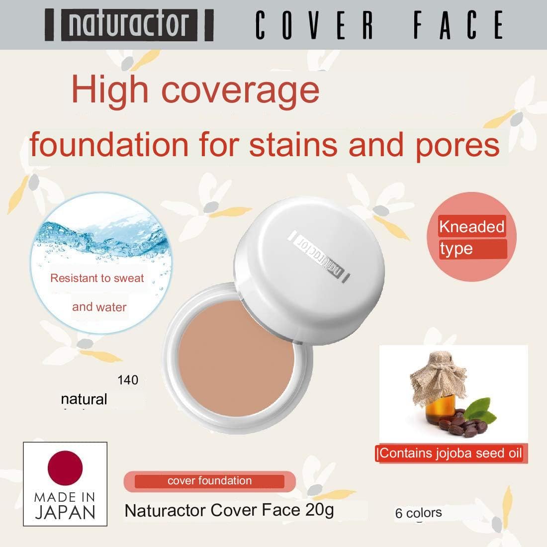 NATURACTOR Fundación Spotscover Corrector 0.71 oz (140) Natural – Yaxa ...
