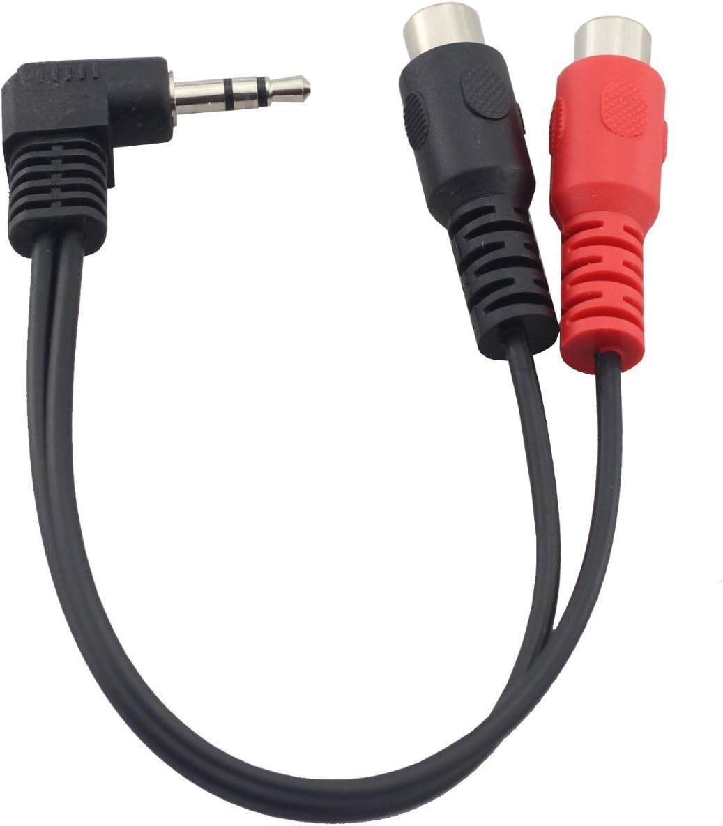 Amazon.com: WYVERN AUDIO Stereo Mini Male to Dual Female RCA Jack ...