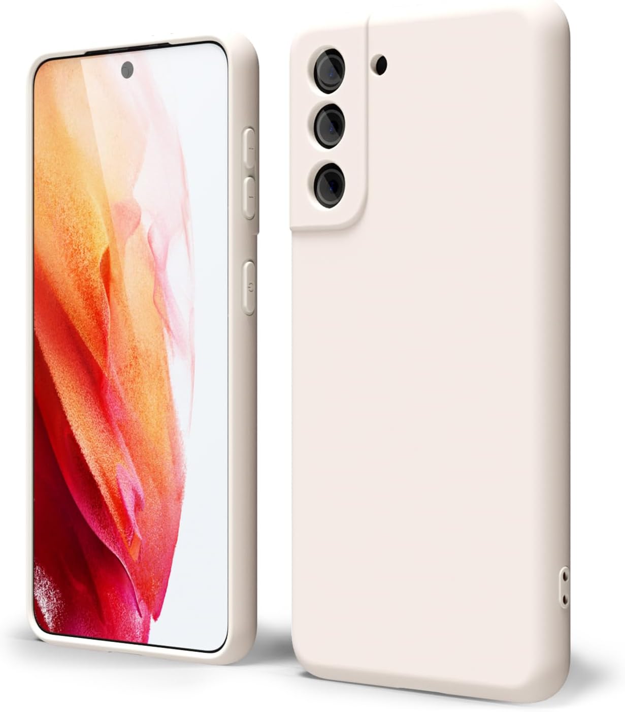 Amazon.com: oakxco for Samsung Galaxy S21 Plus Phone Case Liquid Silicone Grip, Cute Thin Slim ...