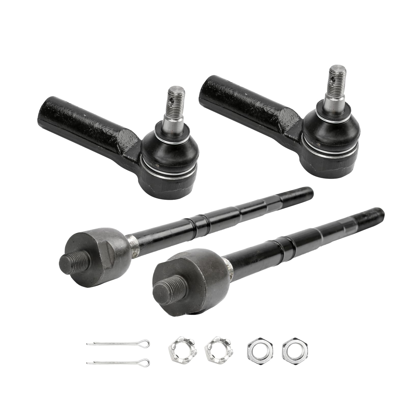 Amazon.com: Motorman 4pcs (2) EV800366+(2) ES3631 Front Inner&Outer Tie ...