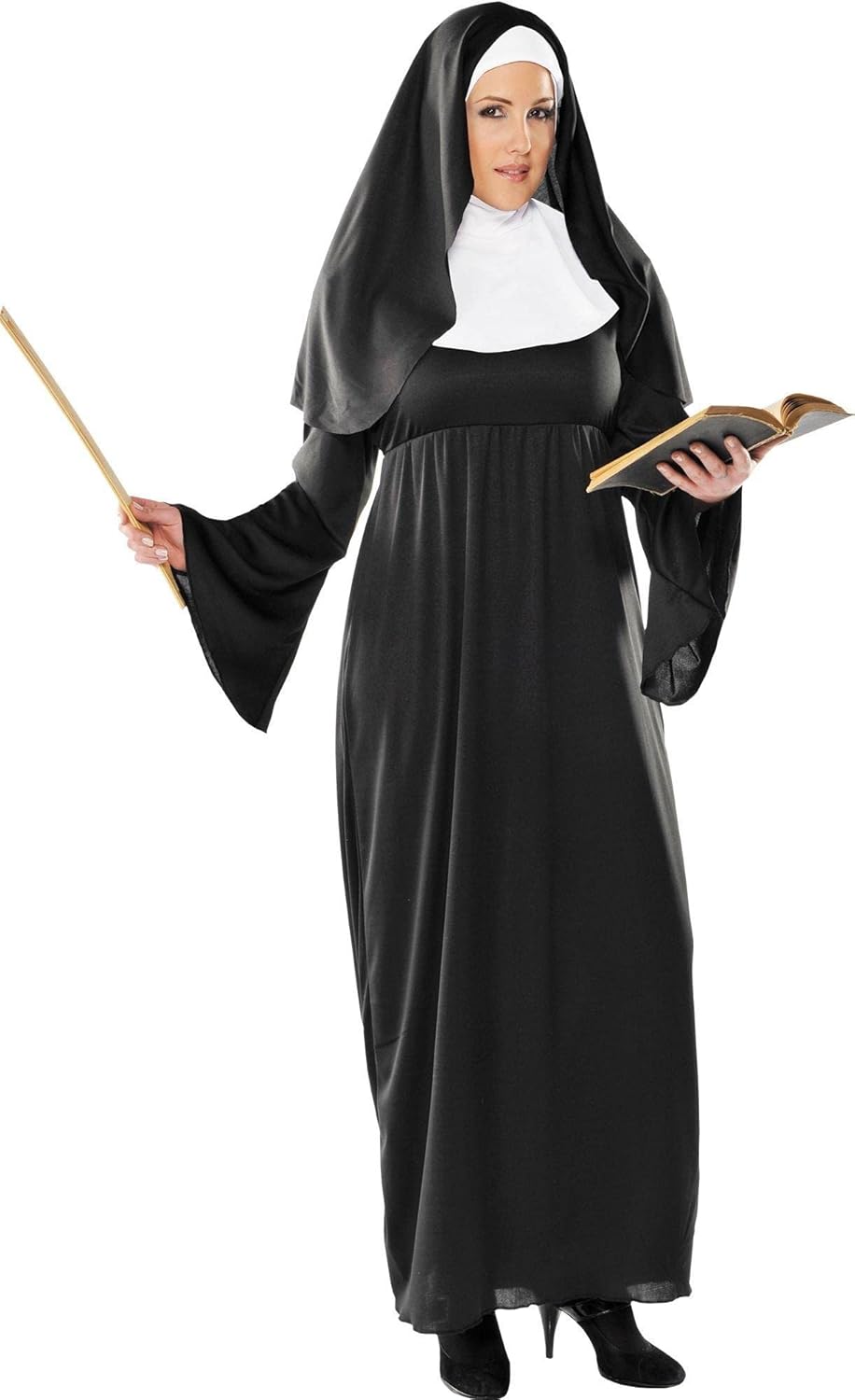 Brandclub - Adult Holy Sister Nun Costume Set - Plus Size ( 18-20) 1 ...