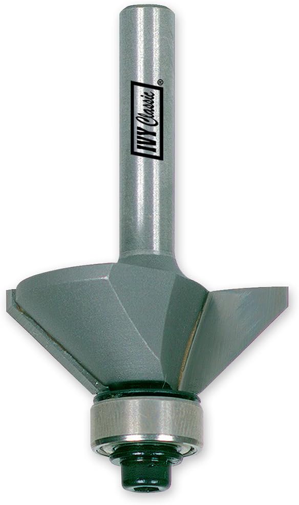 IVY Classic 10870 45-Degree Chamfer Carbide Router Bit with Ball ...