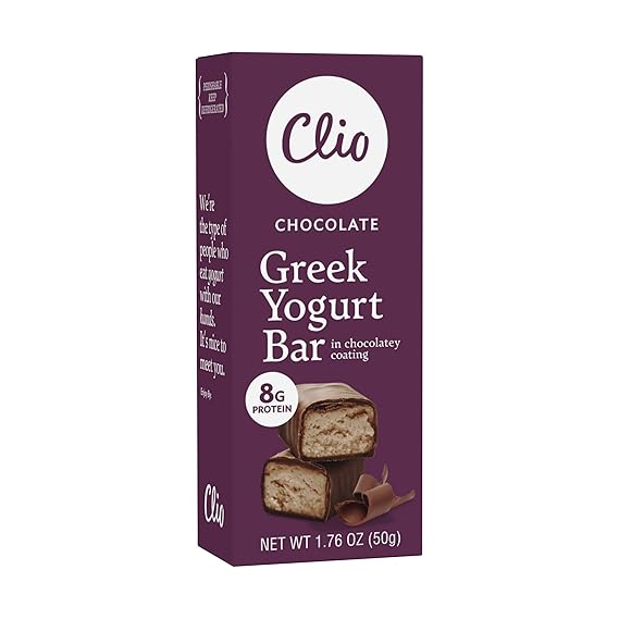 Amazon.com : CLIO Chocolate Original Yogurt Bar, 1.76 OZ : Health ...