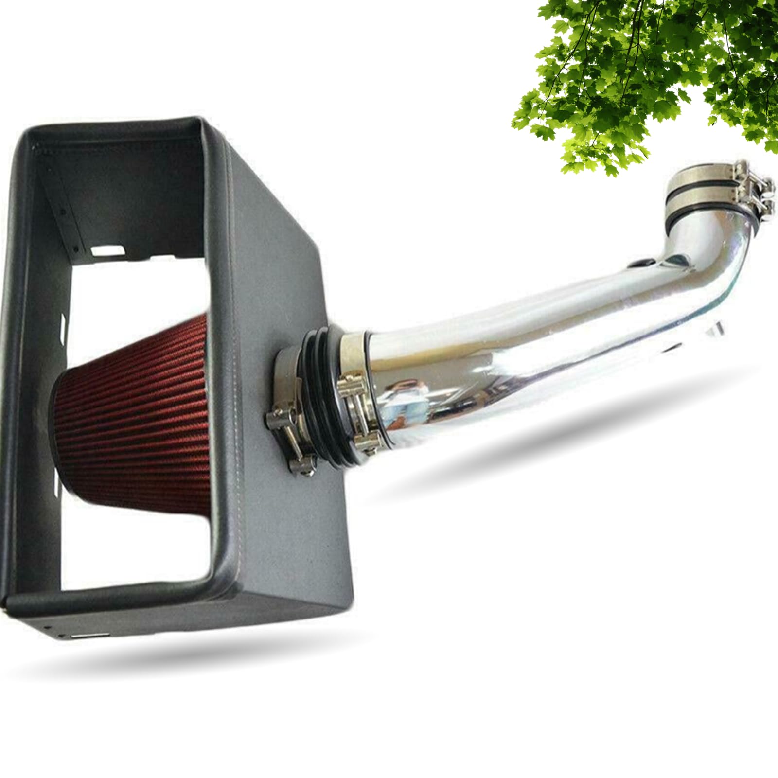 SUNROAD Cold Air Tube with Heat Shield Filter Replacement for 2002-2008 ...