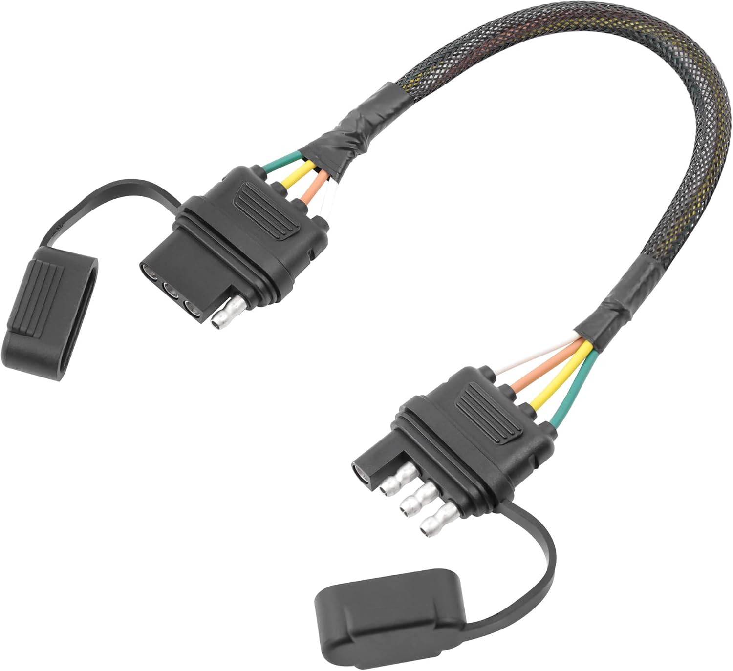 Amazon.com: Oyviny 4 Pin Trailer Extension 12 Inches, Trailer Wiring ...