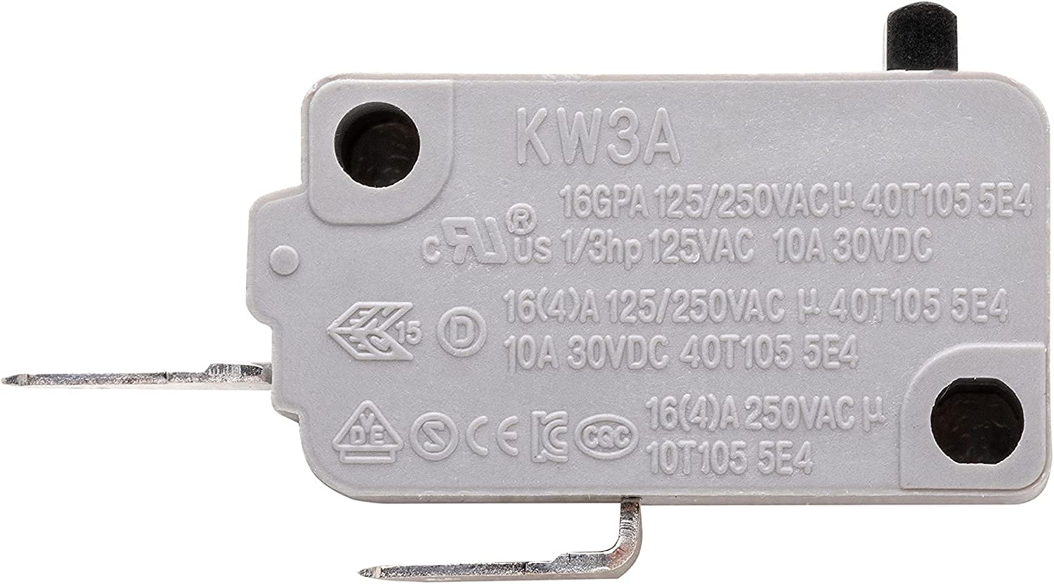 KW3A 16A 125250V Interruptor de bloqueo para puerta de horno microondas ...