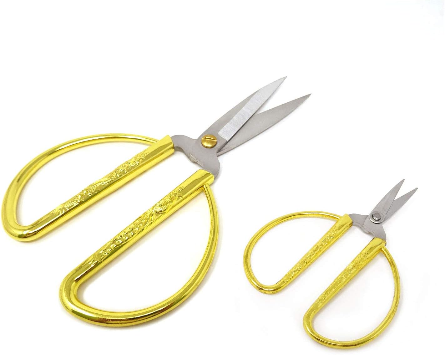 Amazon.com: Honbay 2PCS Stainless Steel Sewing Scissors Traditional ...