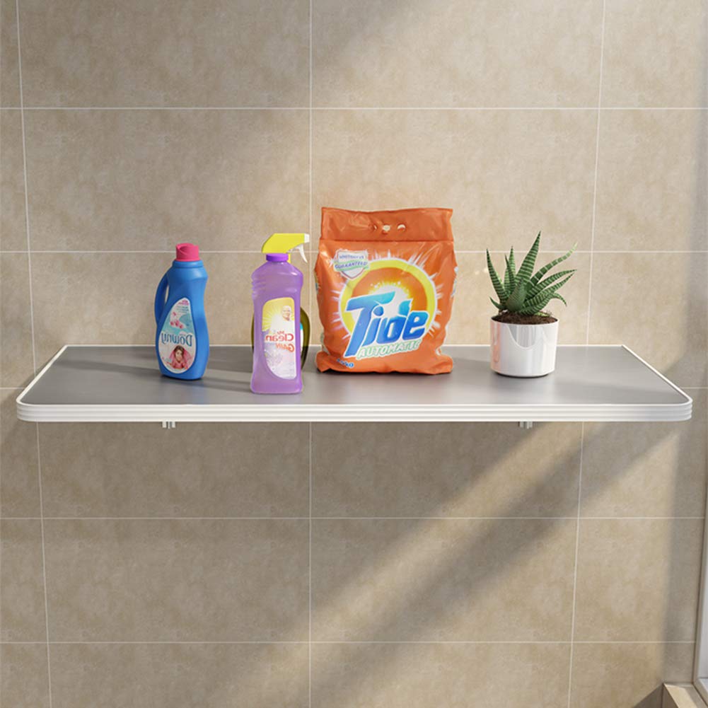 Herxy Laundry Room Wall Mounted Folding Table Floating Worktable Drop ...