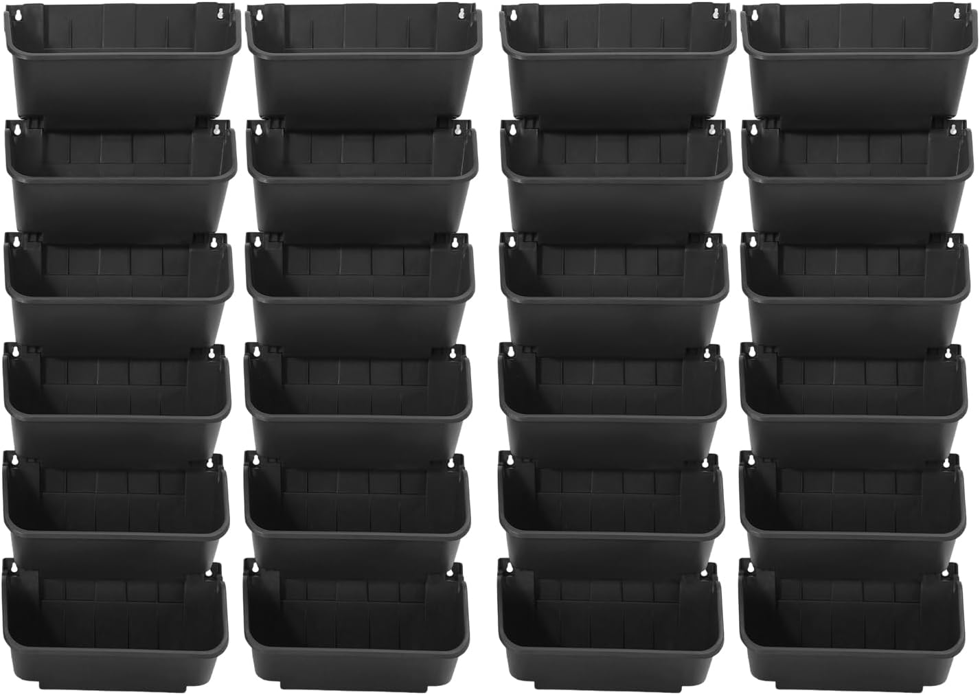 Amazon.com: Liffshsy Vertical Wall Planter with 24 Plastic Pots, Wall ...