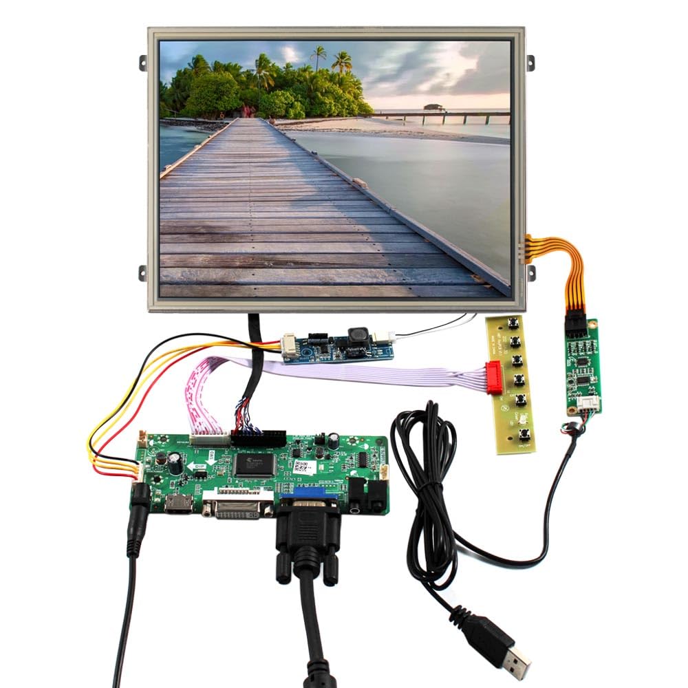 Amazon.com: VSDISPLAY 10.4" IPS LCD Screen VS104T-003A with Resistive ...