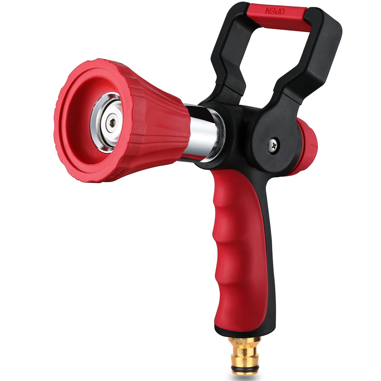 Buy FANHAO High Pressure Fireman's Spray Nozzle, Heavy Duty Metal Hose ...