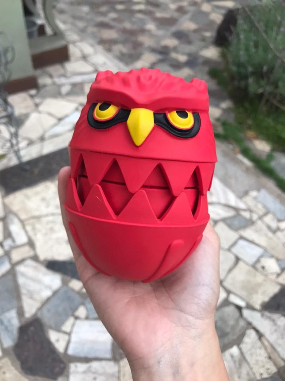 Pet Supplies : Indestructible Rubber Dog Chew Toy - Owl Shaped ...