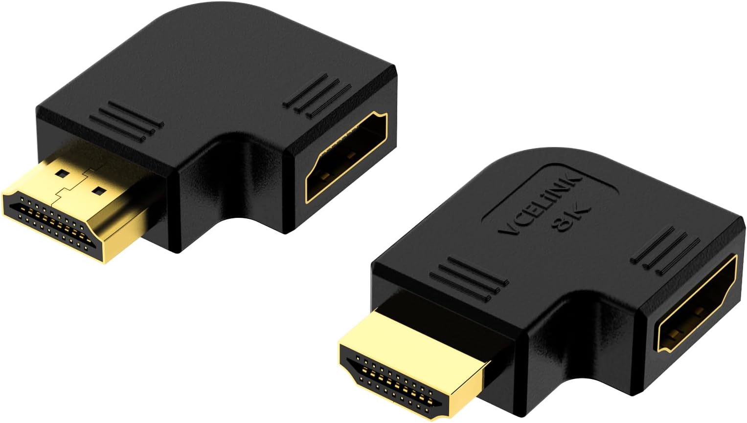 VCELINK Right Angle HDMI Adapter 8K, HDMI Connector 270 degree, HDMI ...