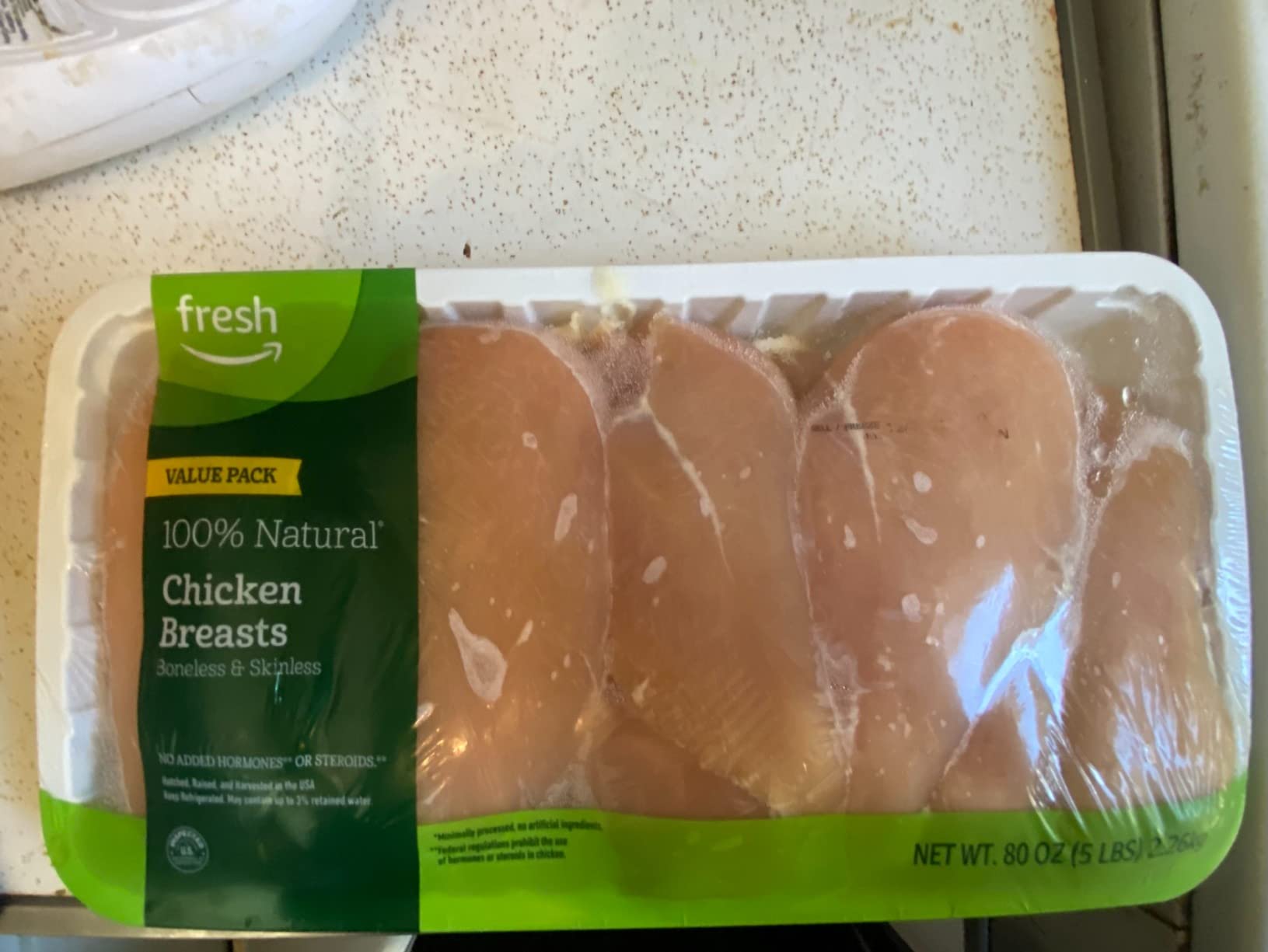 Amazon.com: Amazon Fresh Brand, Chicken Breast Fillets Value Pack, 100% ...