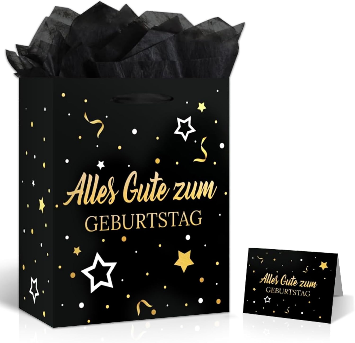 ePicsoa Geschenktüten, 25x21x10cm Geschenktüte Geburtstag mit Ballon ...