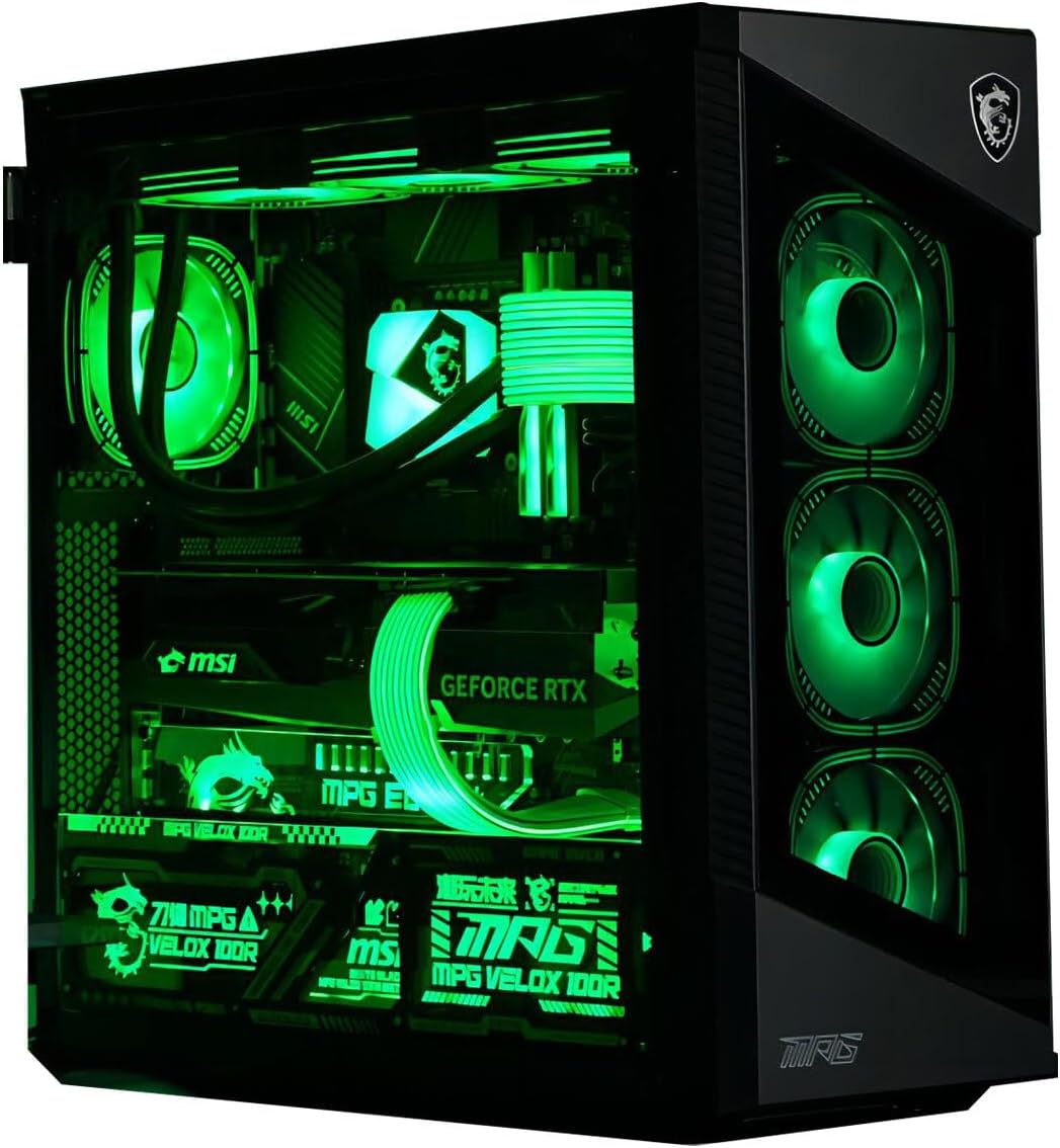 Amazon.com: Jetlet PC Gaming Case, Mid-Tower ATX Computer Case ...