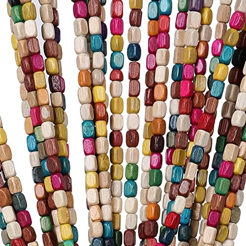 Amazon.com: 38 Strands Colorful Boho Hippie Door Beads Curtain, Hanging ...