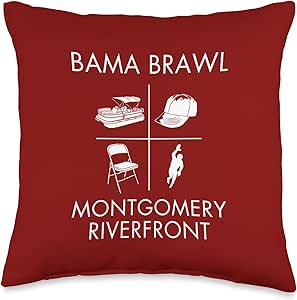 Amazon.com: Alabama Boat Fight Alabama Montgomery Riverfront Brawl ...