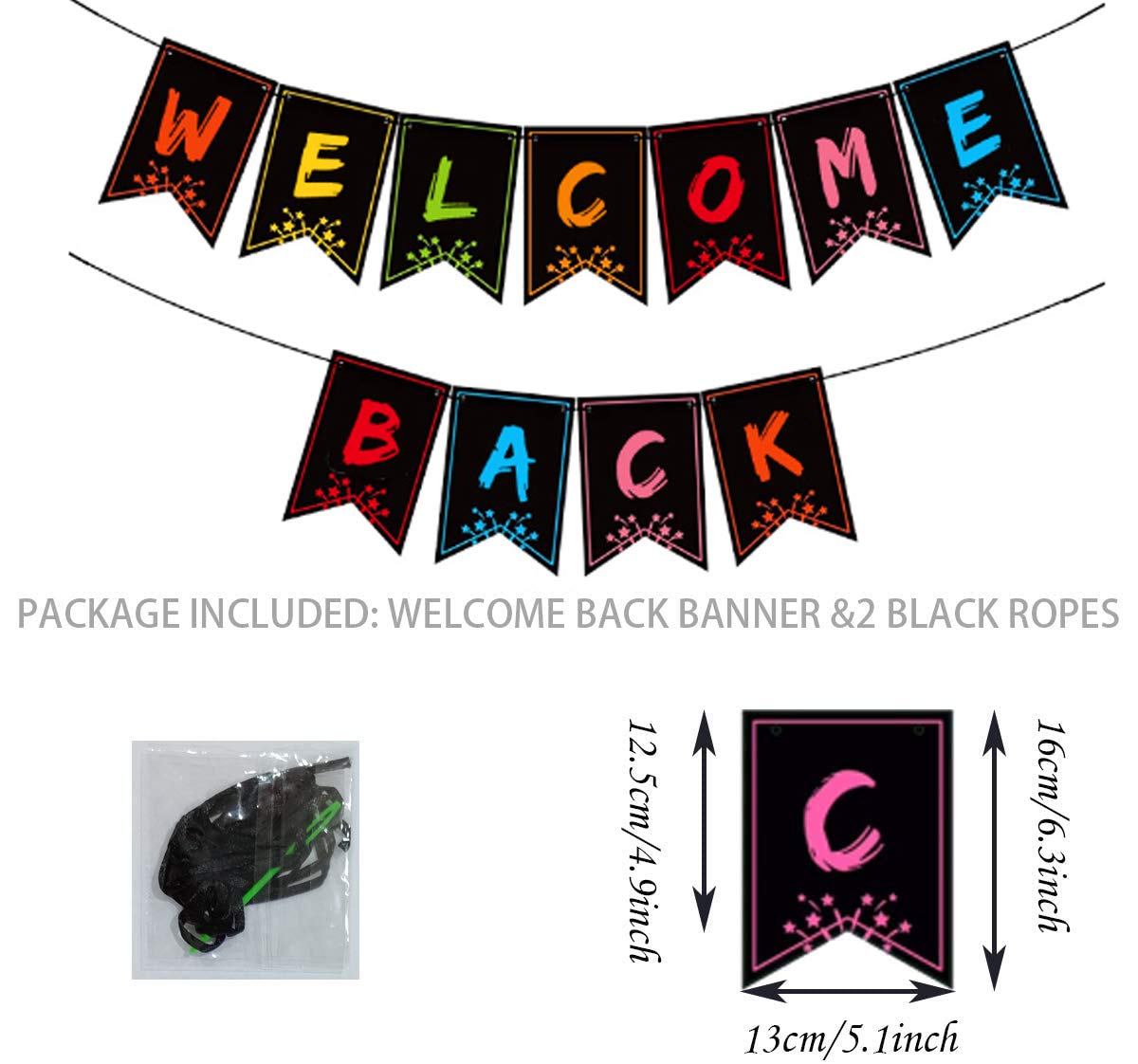 Welcome Back Banner for Classroom Decorations, Welcome Bulletin Board ...