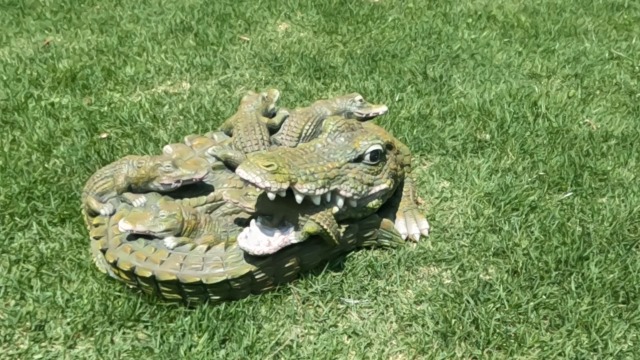 Alligator Yard Art Made From Old Tires The Nature Lover's Guide To