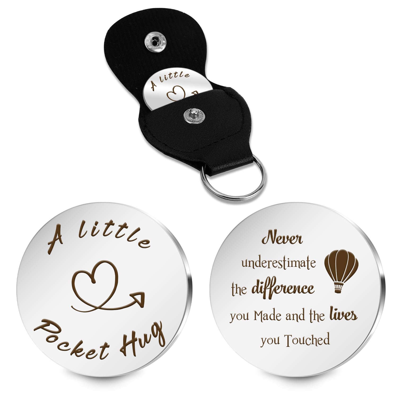 Snapklik.com : Retirement Gift For Woman Pocket Hug Token 2025 Coworker ...