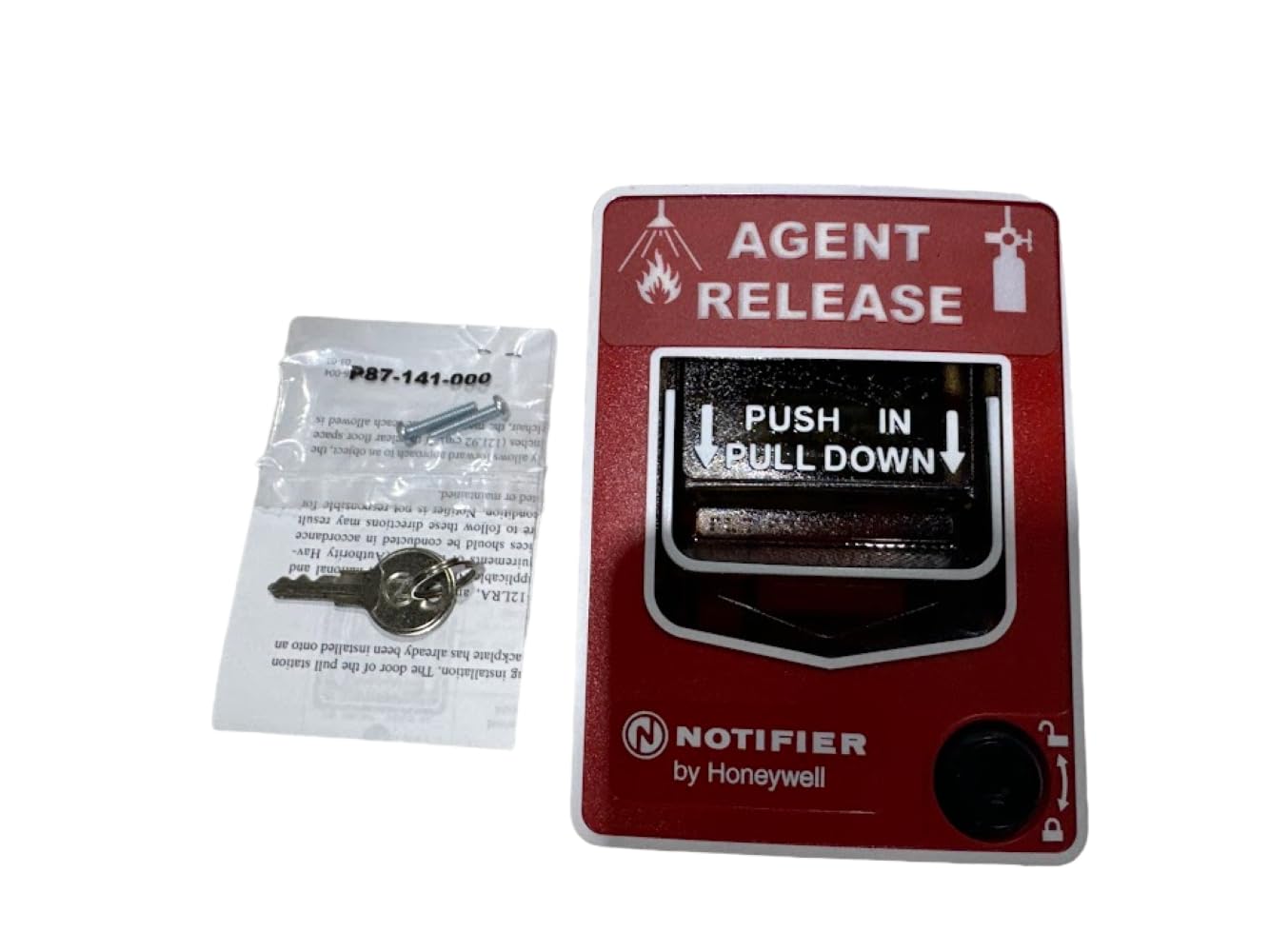 Notifier NBG-12LR Dual Action Releasing Pull Station, RED - Amazon.com