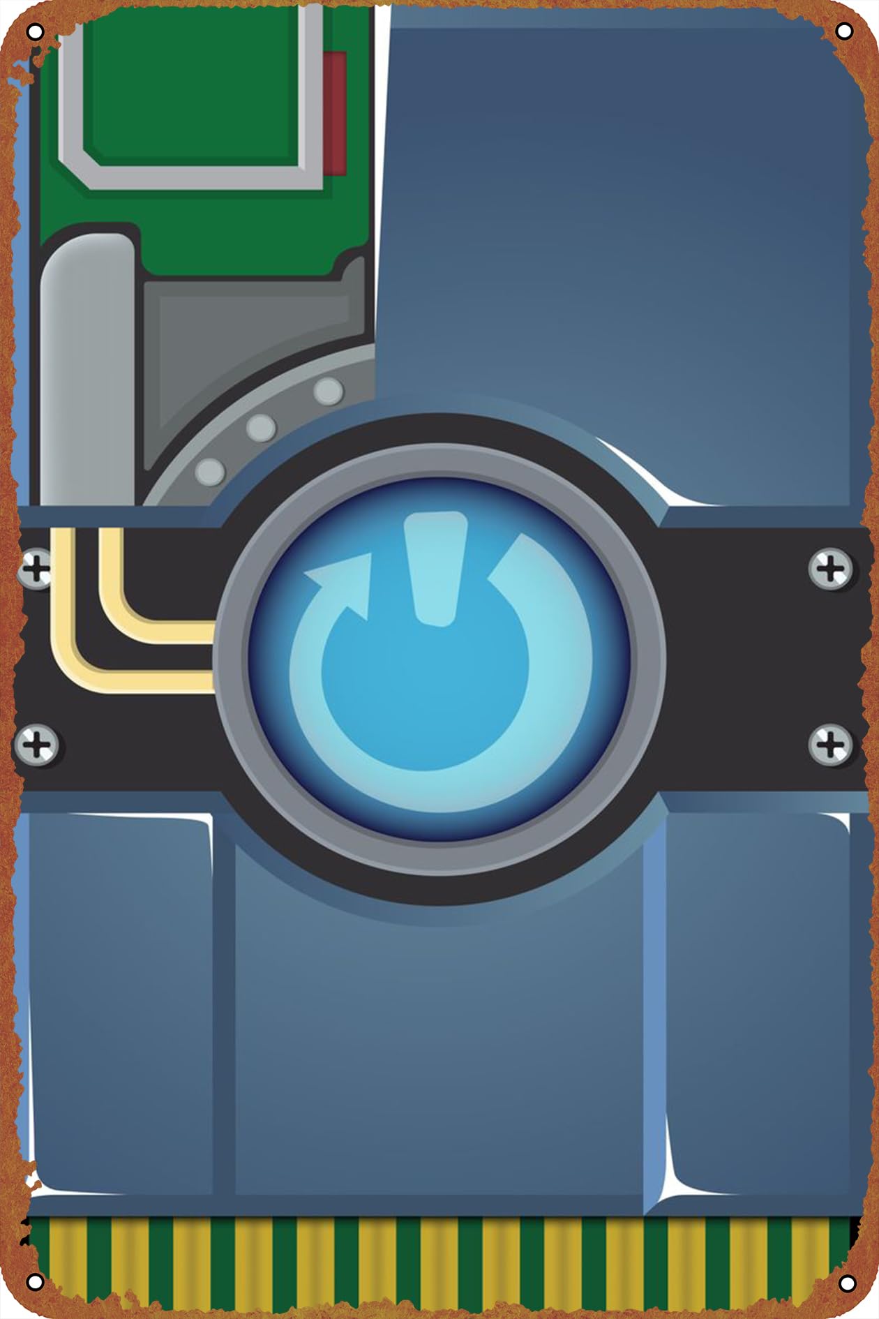 Amazon.com : Reboot Card Game Poster Metal Sign Tin Metal Retro Wall ...