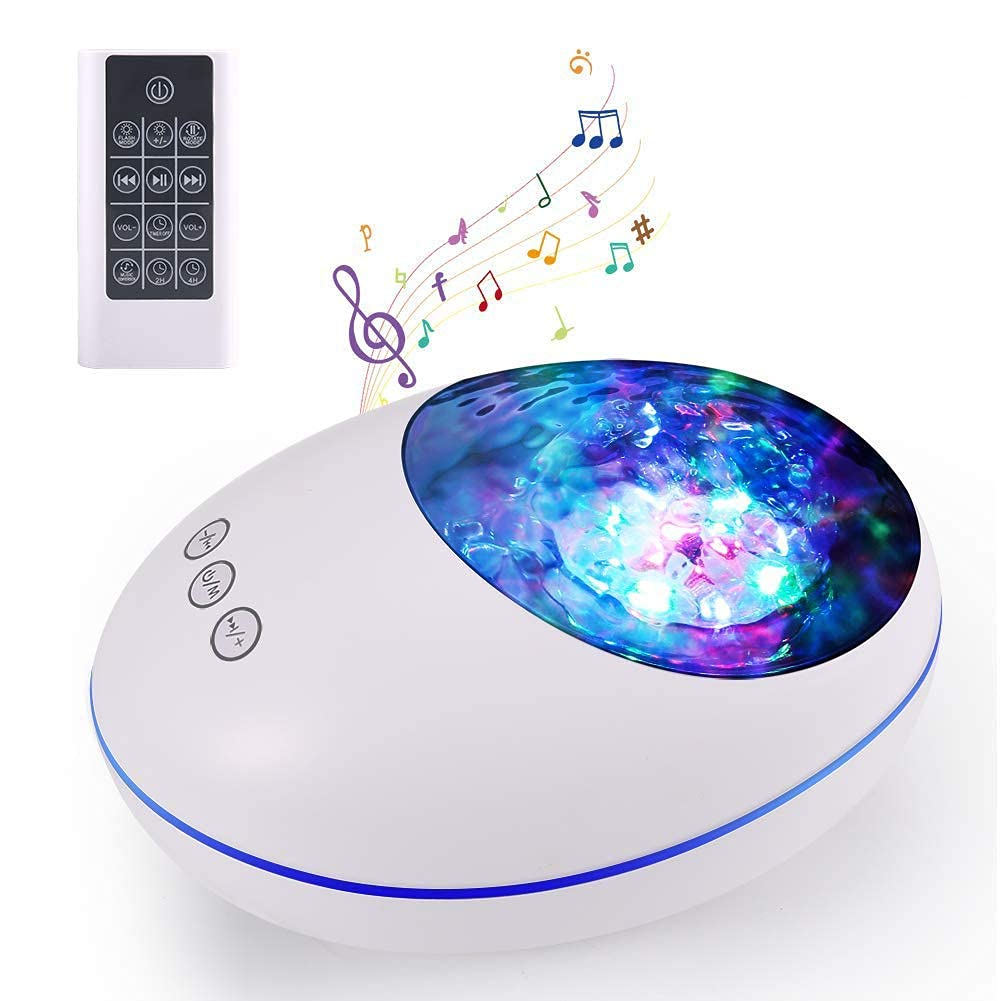 Sisliya Projection Lamps 8 Colors LED Ceiling Projector with Ocean ...