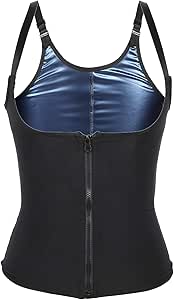 Women Fat Burning Vest Sauna Sweat Vest Shapewear with Intelligent ...