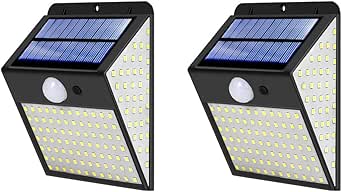 Rysa Light Solar Lights Outdoor, White Led Solar Motion Sensor Lights ...
