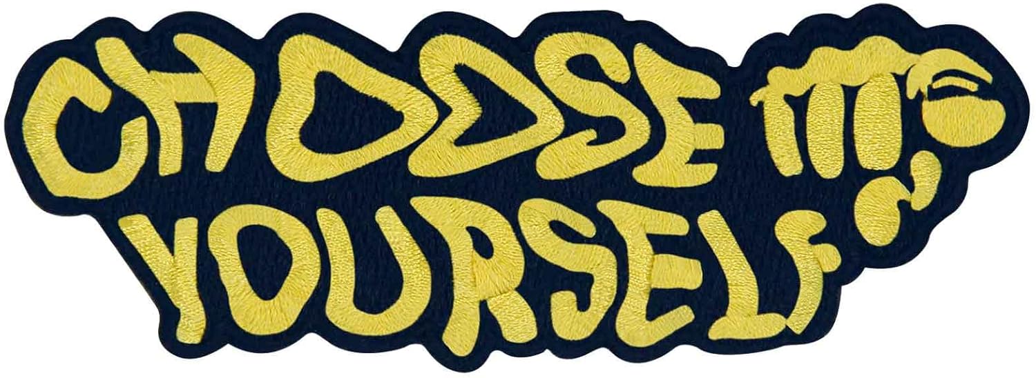 Amazon.com: EmbTao Choose Yourself Patch Embroidered Biker Applique ...