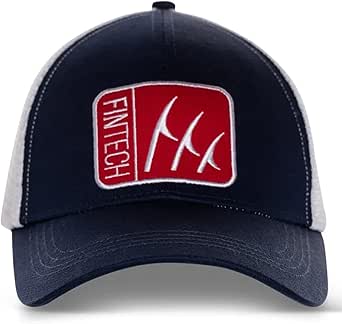 Fintech Box Logo 2C Snapback Hat - Dress Blues at Amazon Men’s Clothing ...