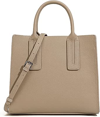 Amazon | [MFFOR] ハンドバッグ 本革 レディース 2way ショルダーバッグ トートバッグ 底鋲付き スクエア型 フォーマル 大容量 高見え カジュアル おしゃれ 斜め掛け ...