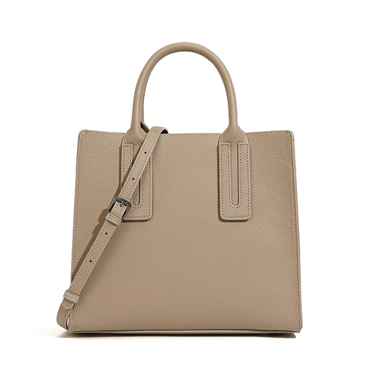 Amazon | [MFFOR] ハンドバッグ 本革 レディース 2way ショルダーバッグ トートバッグ 底鋲付き スクエア型 フォーマル 大容量 高見え カジュアル おしゃれ 斜め掛け ...