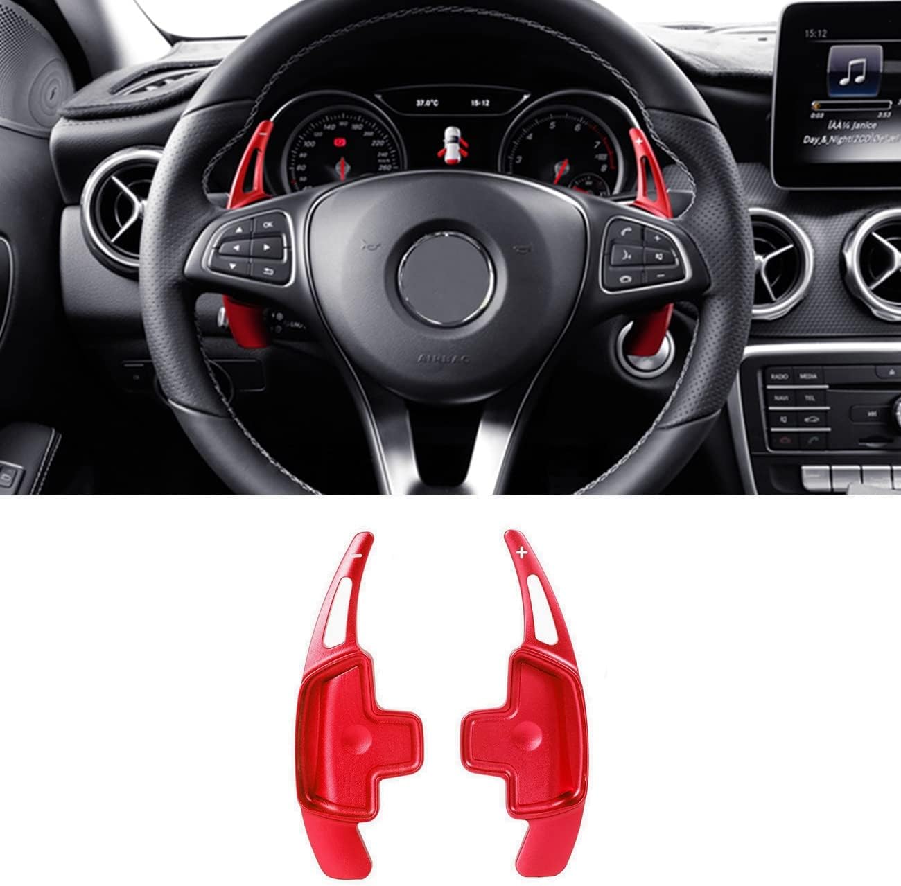 Amazon.com: AutoBig Steering Wheel Paddle Shifter Extension Compatible ...