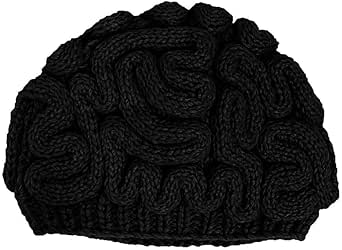 BOMHCS Knitted Crochet Brain Hat Unique Halloween Funny Thinking Cap ...