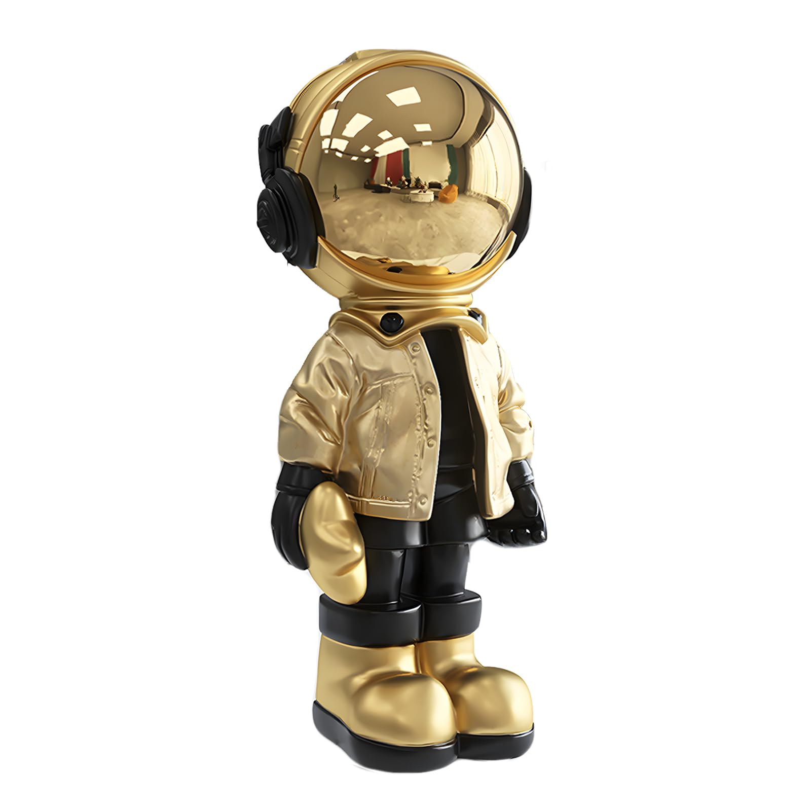 Amazon.com: Dosker Small Astronaut Statues Mini Spaceman Sculpture ...