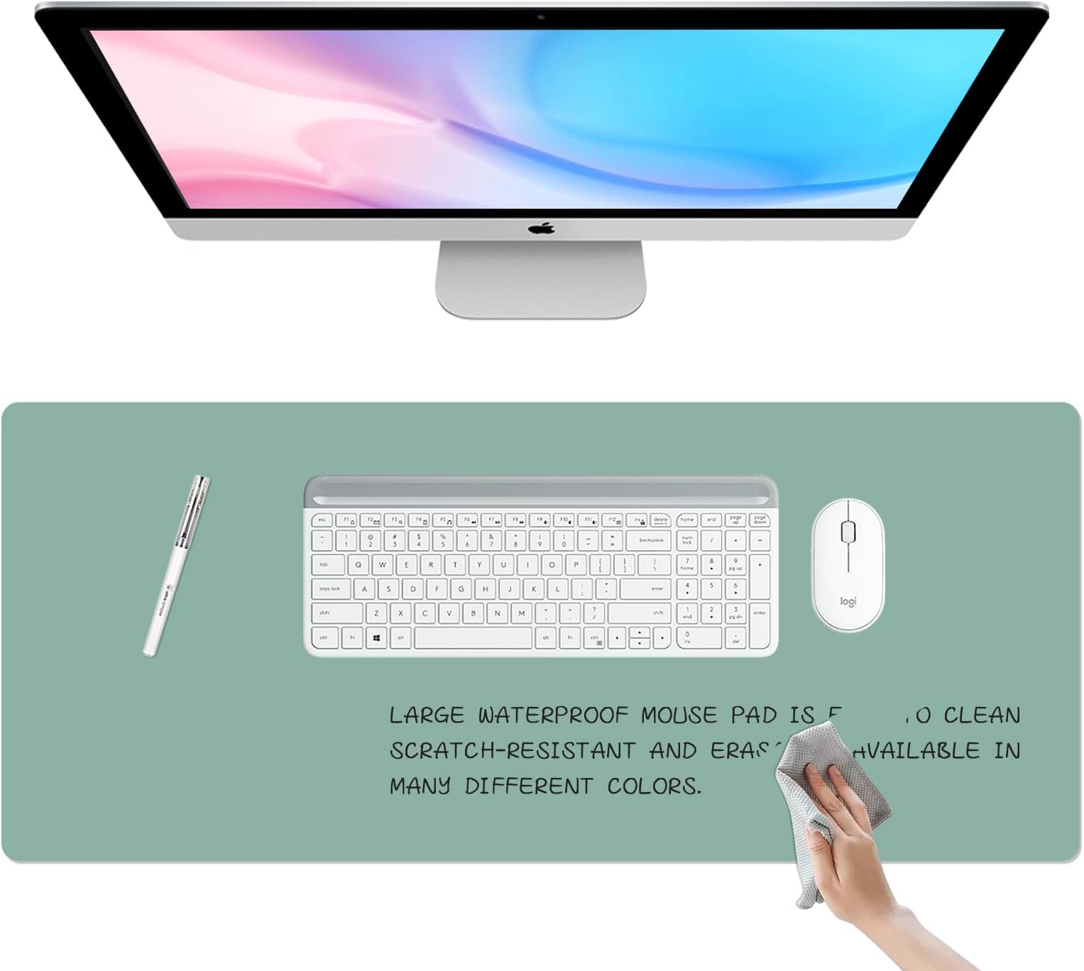 Amazon.com : Dry Erase Desk Mat, Waterproof Desk Pad, Erasable Writing ...