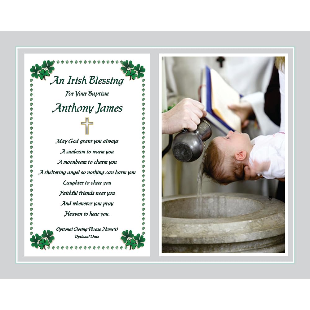 Irish Baptism Invitations