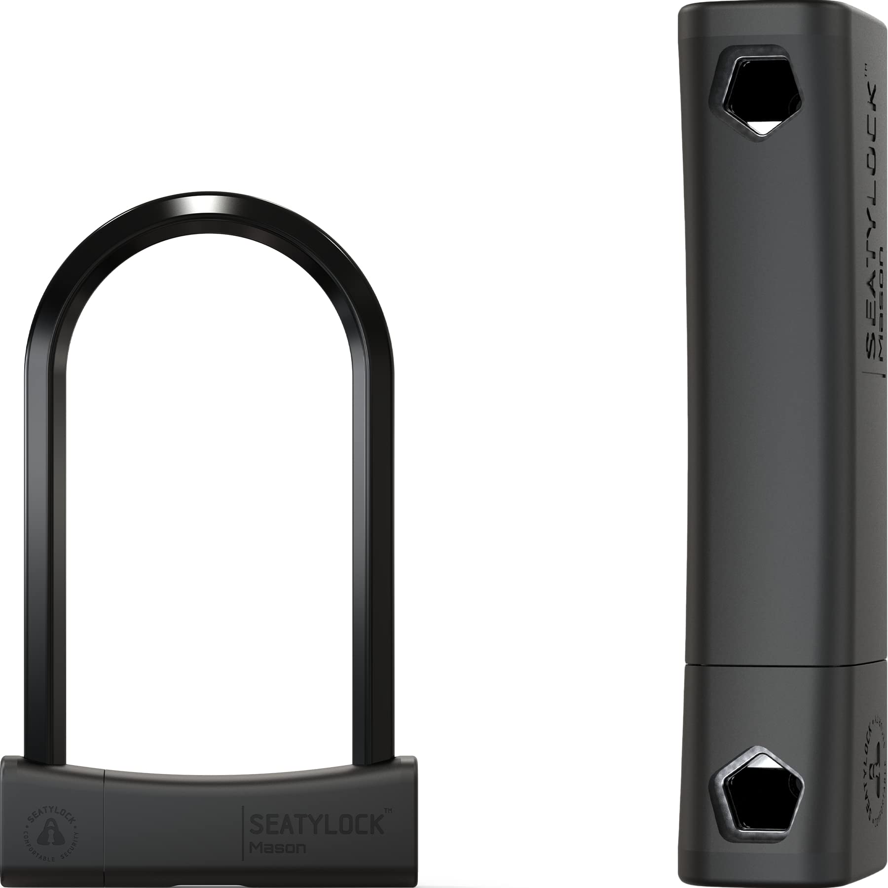 Snapklik.com : SeatyLock Mason Bike U Lock - Patented Heavy Duty Anti ...