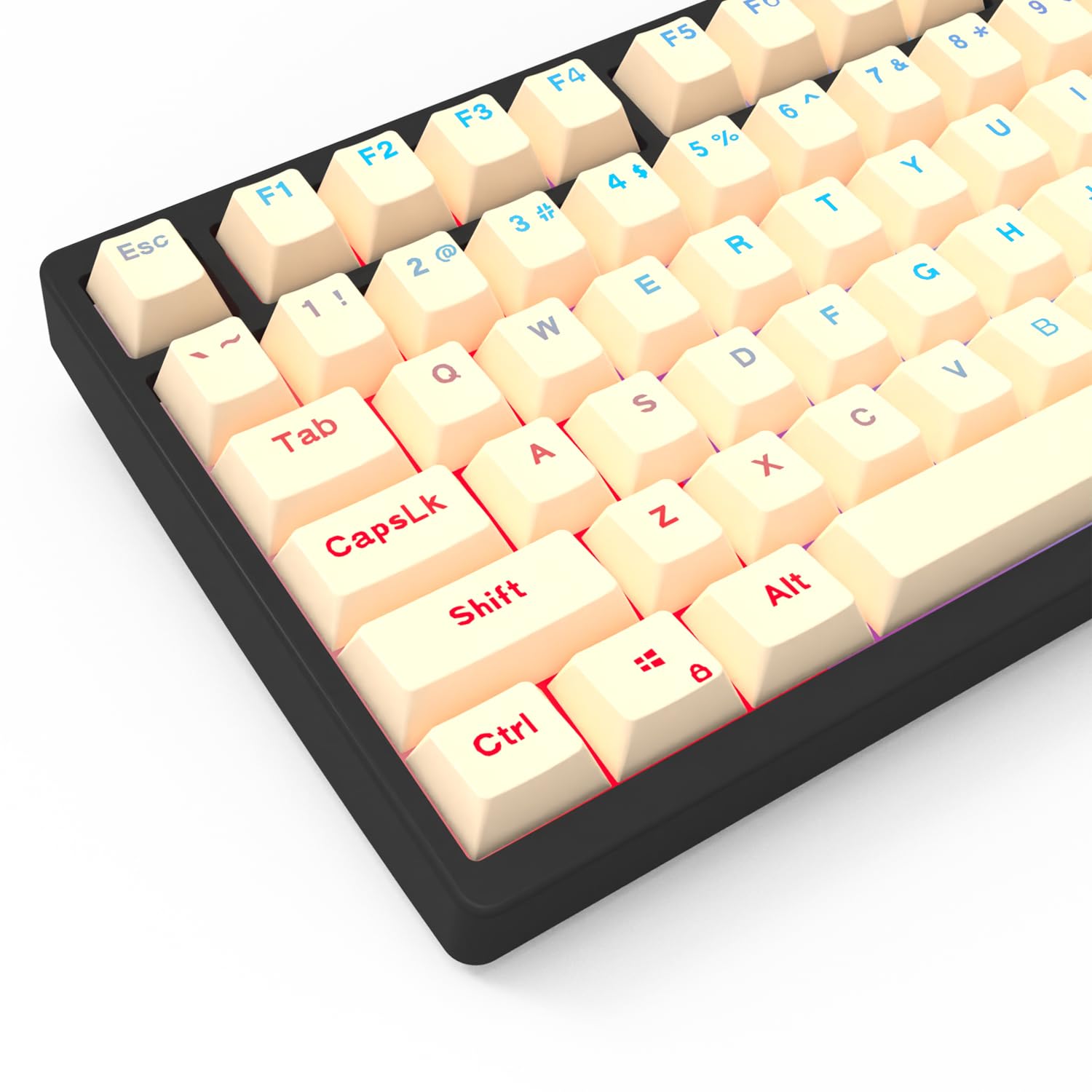 Snapklik.com : IOAOI PBT Keycaps, Keyboard Keycaps 100 Percent 106 ...