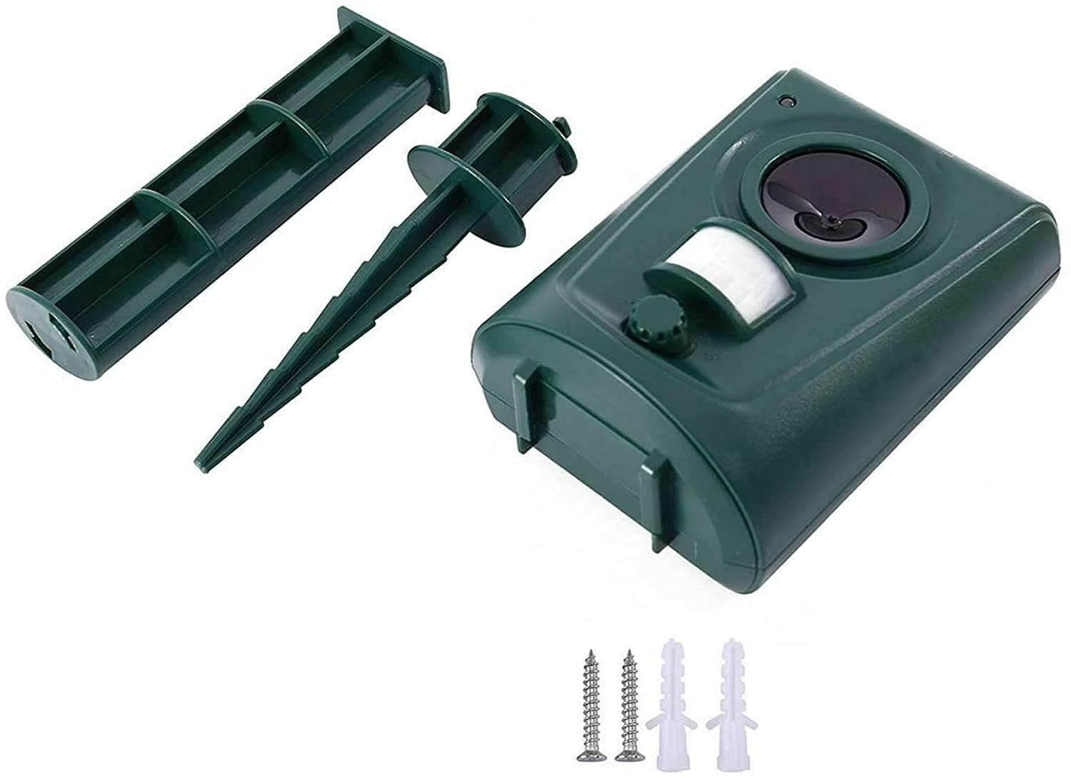 Jcobay Battery Powered Cat Repellent Animal Repeller Ultrasonic Solar ...