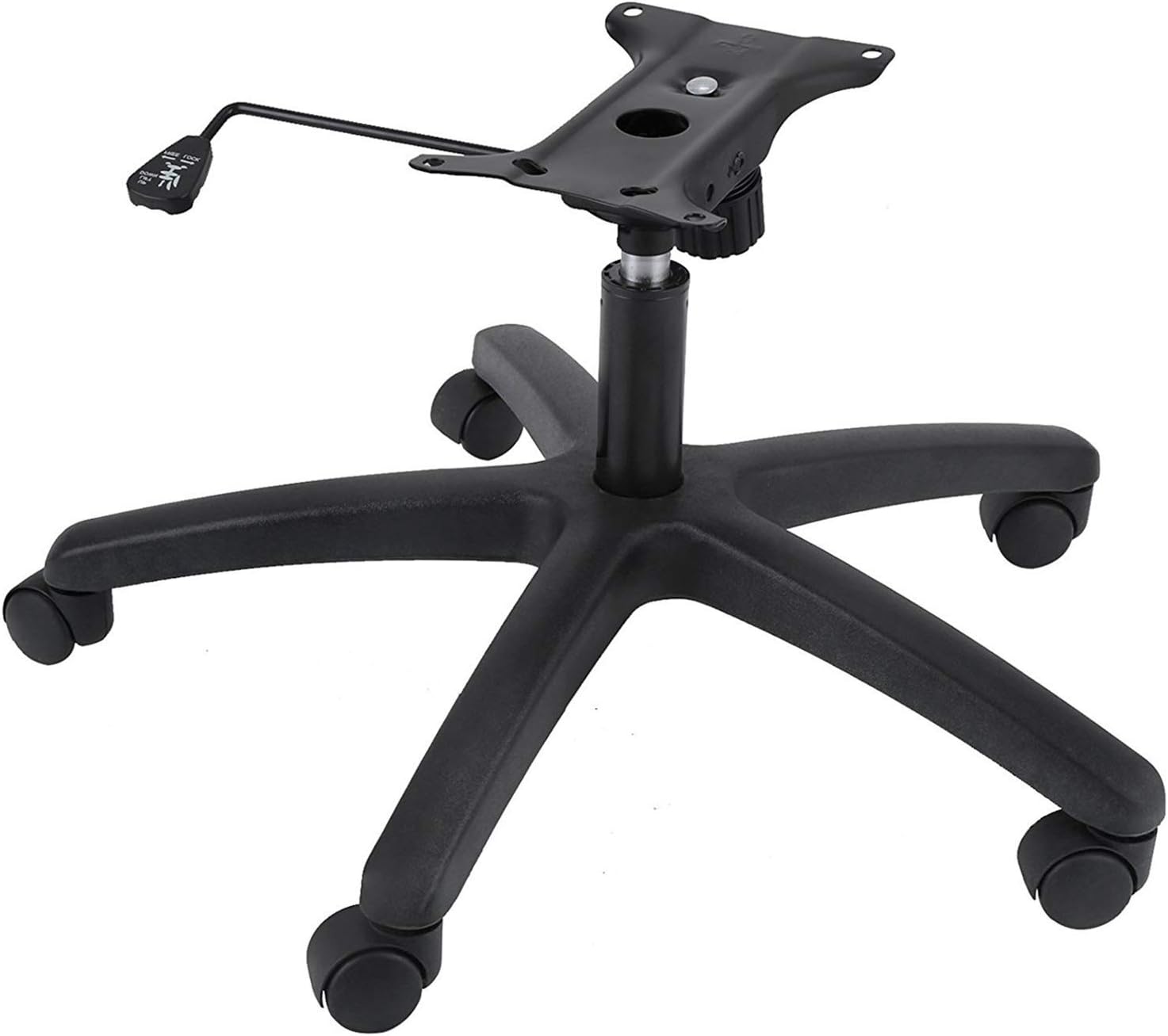Amazon.com: 24" Black Aluminum Replacement Chair/Stool Base w/Casters ...