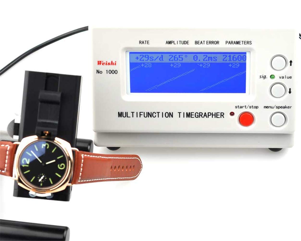 時計修理工具 タイムグラファー Weishi 1000 マルチファンクション Tool-T-002 測定器 日本語訳説明書 日本語簡易マニュアル 腕時計用アクセサリー ...