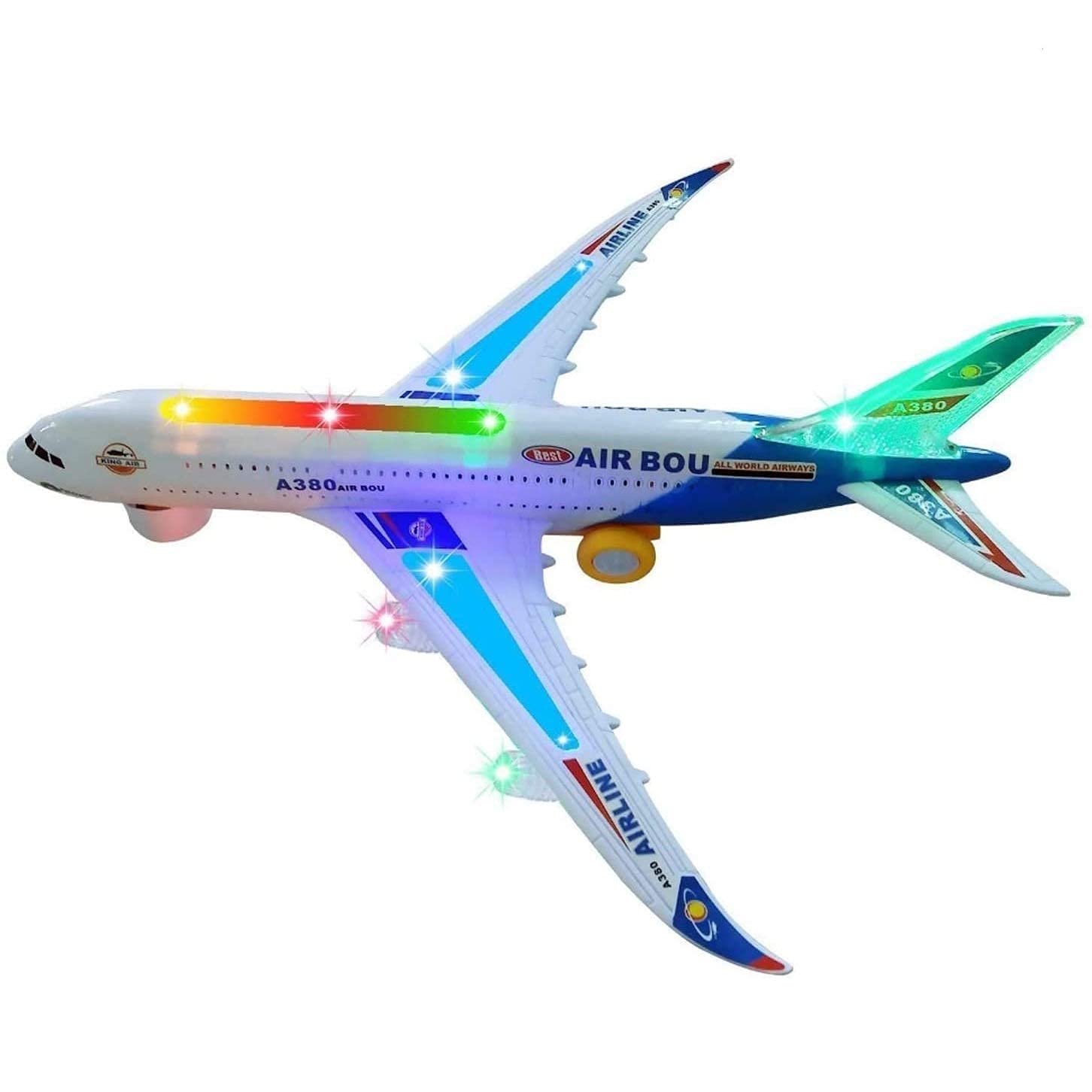Buy FLIPBOAT Airplane Toys for Kids with Bump and Go Action | Battery ...