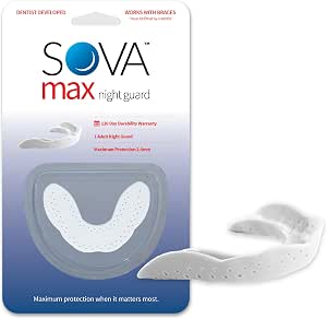 SOVA Max Night Guard - 2.4mm Thin - Custom-Molded Fit - Protects ...